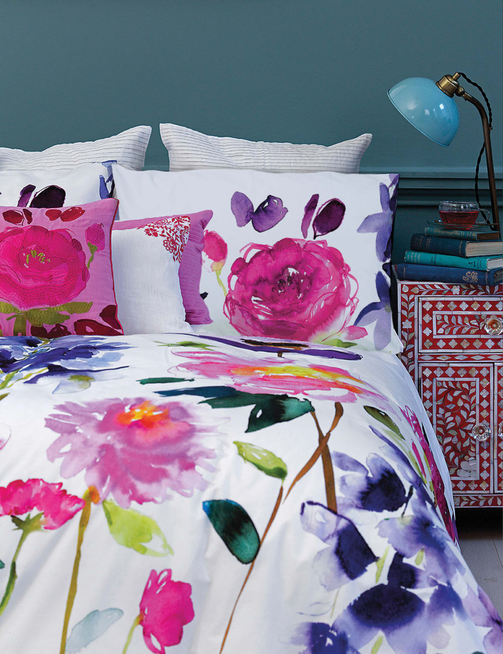 Sateen Taransay Bedding Set | Bluebellgray | M&S