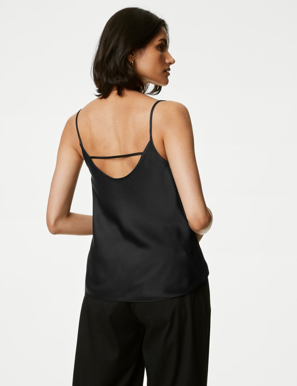 Satin Cowl Neck Cami Top | M&S Collection | M&S