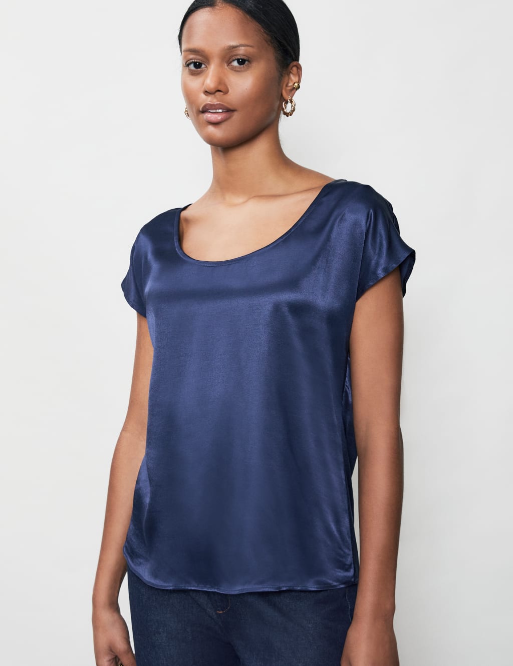Satin T-Shirt | Finery London | M&S
