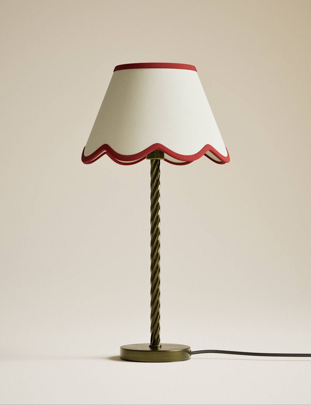 Scallop Trim Lamp Shade | M&S Collection | M&S