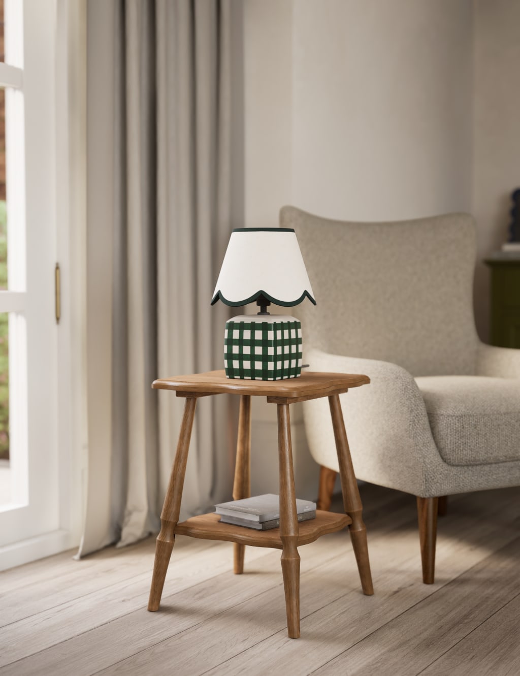 Scalloped Side Table | M&S