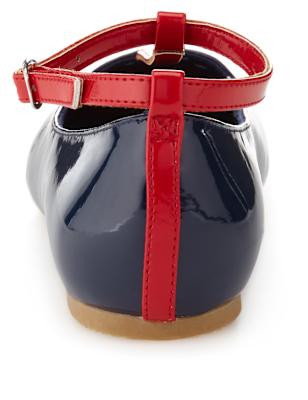 Scuff Resistant Toe T-Bar Shoes (Younger Girls) | M&S