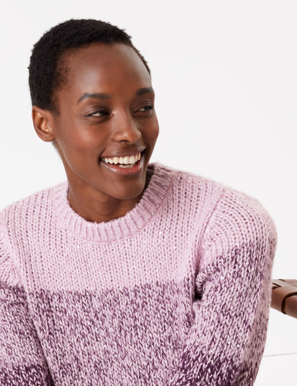 Sequin Colour Block Jumper | M&S Collection | M&S