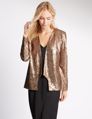 Sequin Jacket | M&S Collection | M&S