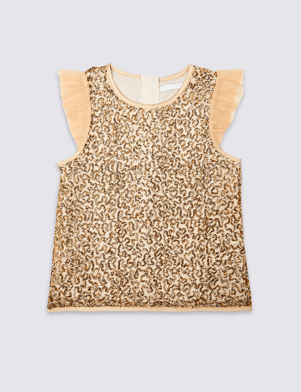 Sequin Shell Top (3-16 Years) | M&S