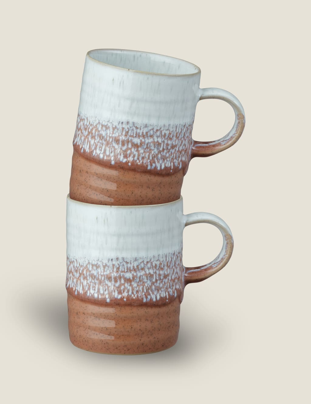 Set of 2 Kiln Accents Rust Mugs | Denby | M&S