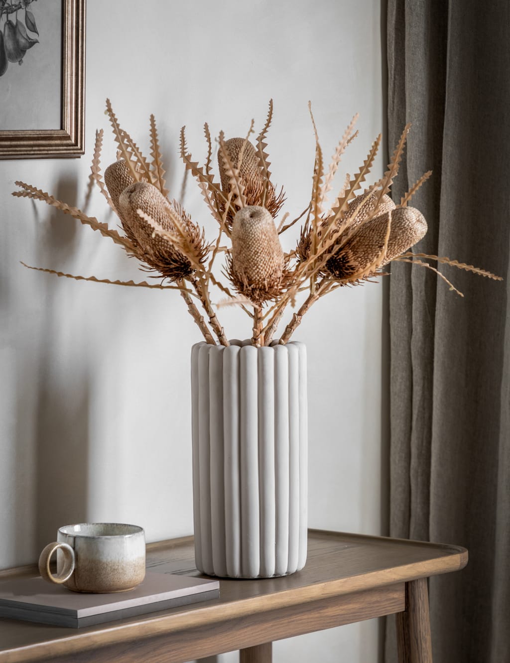 Set of 3 Artificial Banksia Single Stems | Gallery Home | M&S