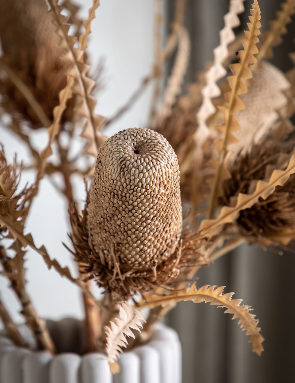 Set of 3 Artificial Banksia Single Stems | Gallery Home | M&S