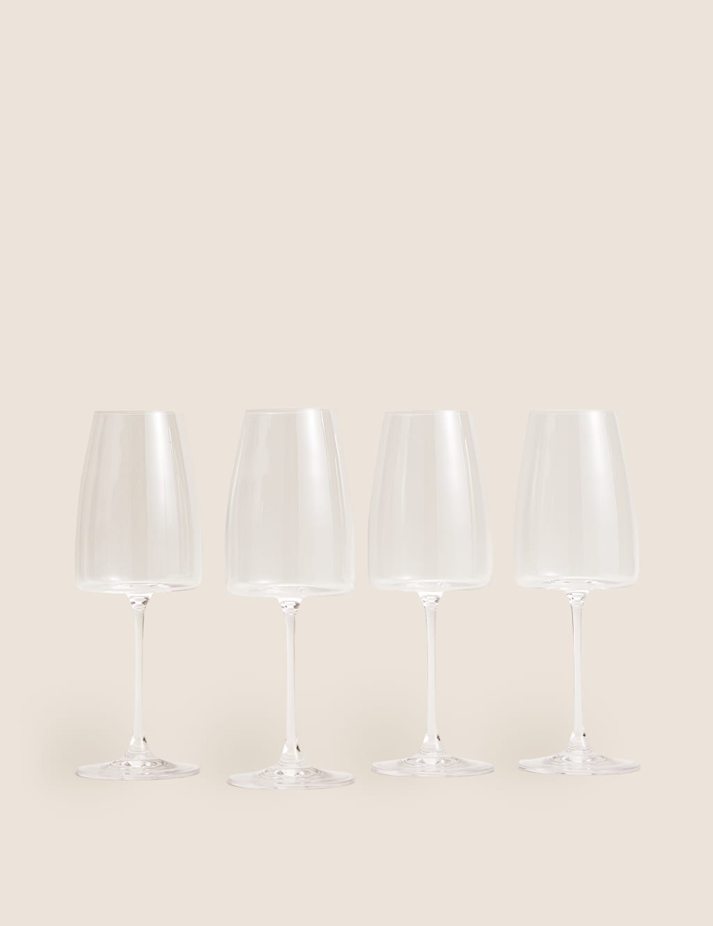 Set Of 4 Contemporary White Wine Glasses Mands Collection Mands