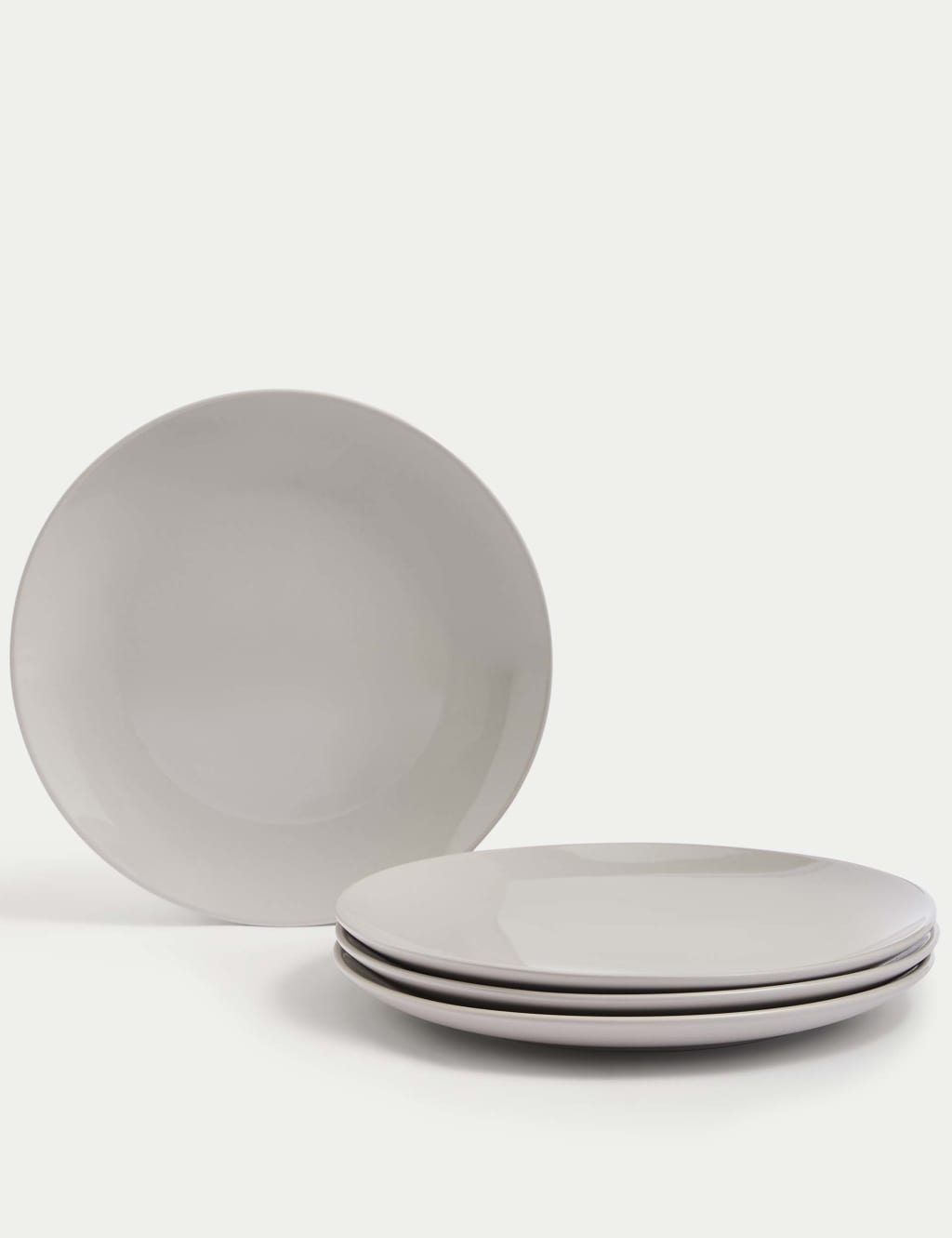 Set of 4 Everyday Stoneware Dinner Plates | M&S Collection | M&S