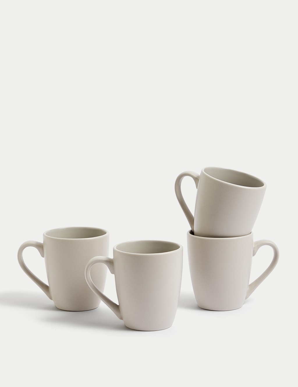 Set of 4 Everyday Stoneware Mugs | M&S Collection | M&S