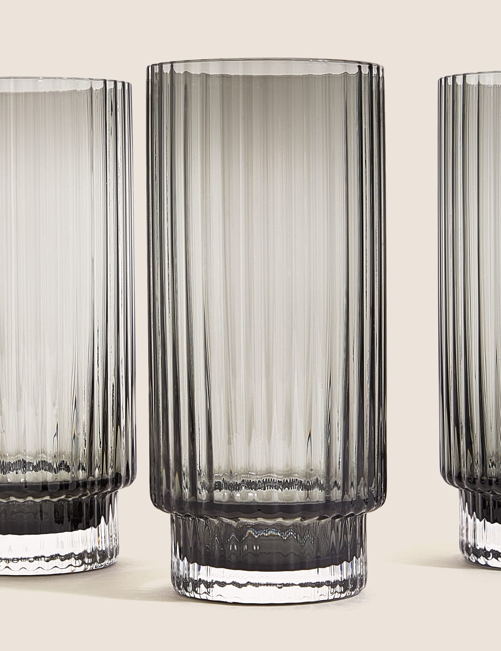 Set of 4 Handmade Celine Hi Ball Glasses | M&S Collection | M&S
