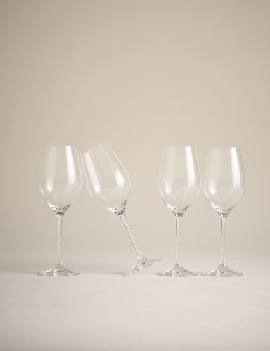 Set of 4 Maxim White Wine Glasses | M&S Collection | M&S