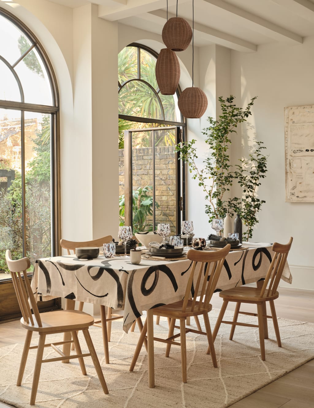 Set of 4 Michigan Pasta Bowls | M&S Collection | M&S