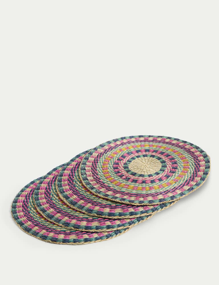 Set of 4 Multicoloured Placemats | M&S Collection | M&S