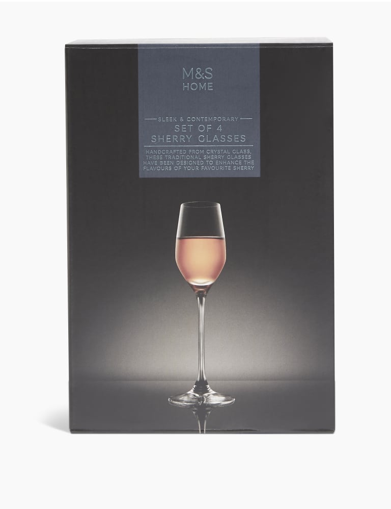 Set of 4 Sherry Glasses | M&S