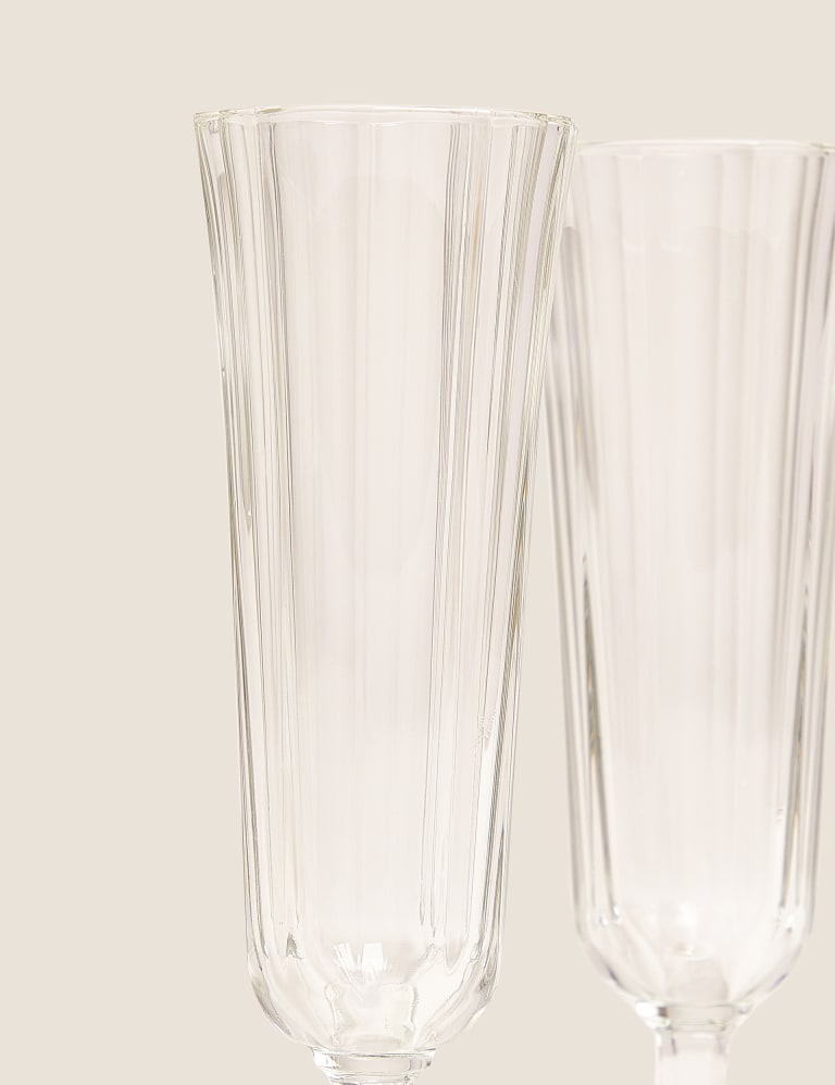 Set of 4 Short Stem Flutes | M&S