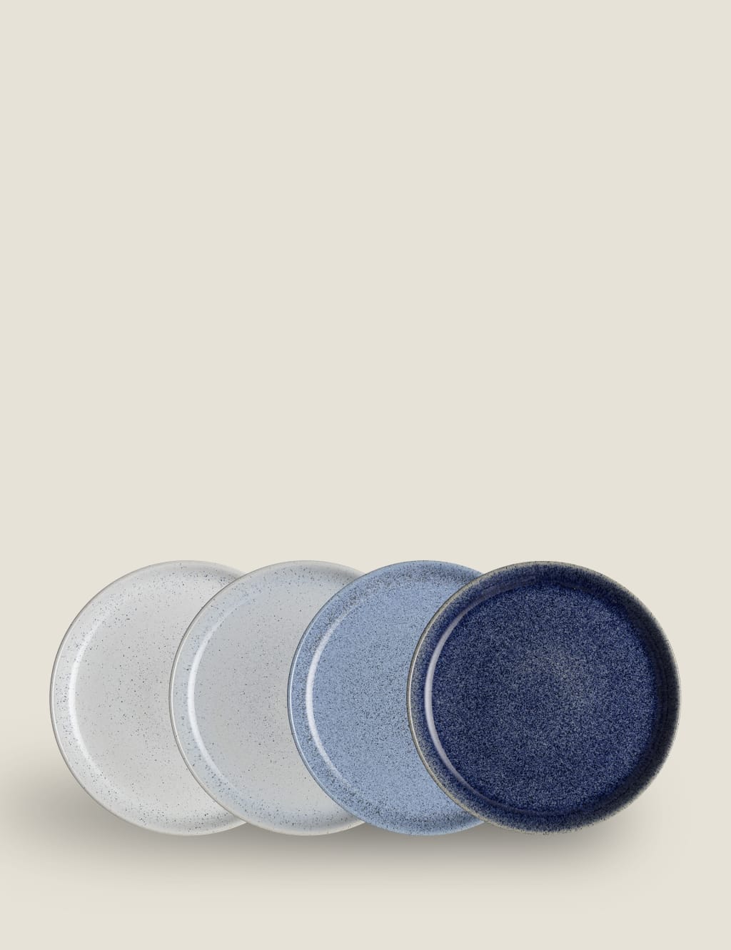 Set of 4 Studio Blue Dinner Plates | Denby | M&S