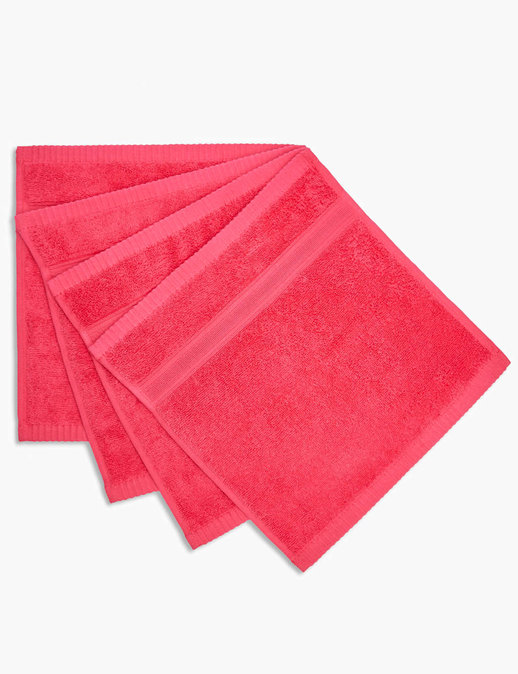 Set of 4 Super Soft Pure Cotton Face Cloths | M&S