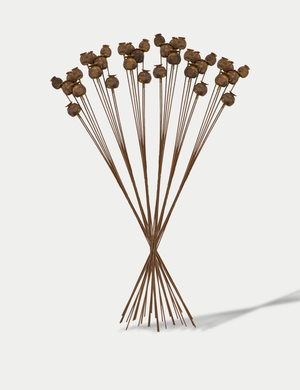 Set of 6 Artificial Dried Poppy Pod Single Stems | Gallery Home | M&S