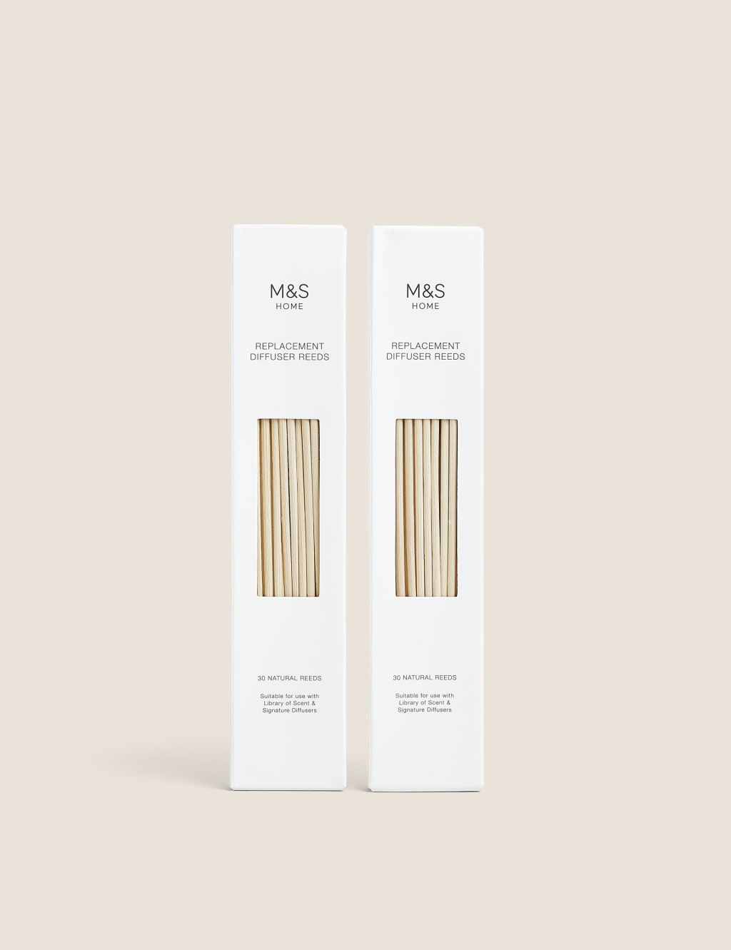 Set of 60 Natural Diffuser Reeds | M&S Collection | M&S