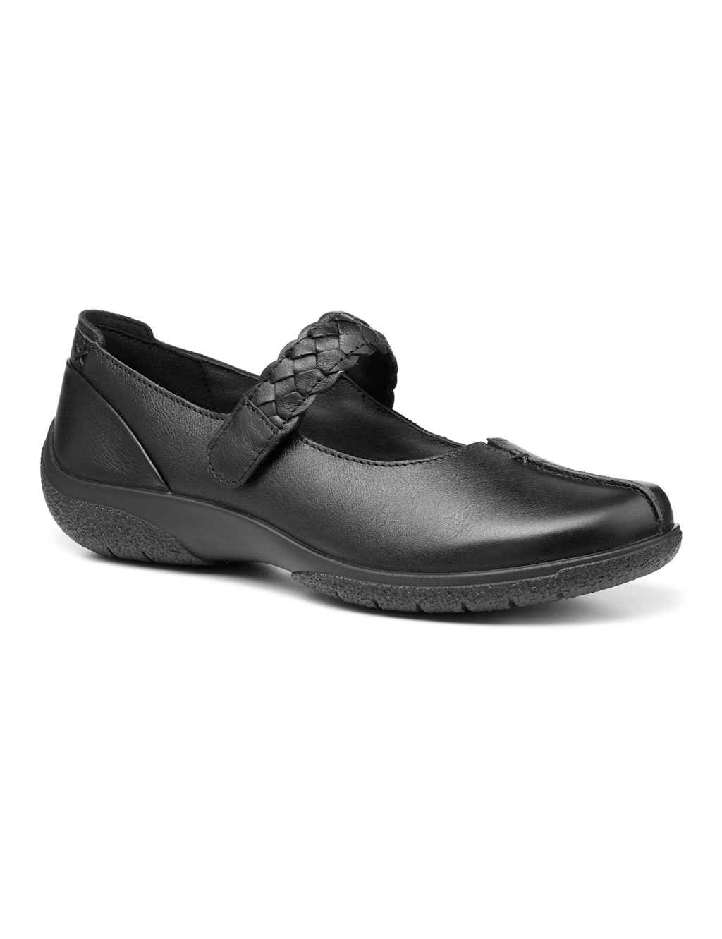 Shake II Extra Wide Leather Riptape Pumps | Hotter | M&S