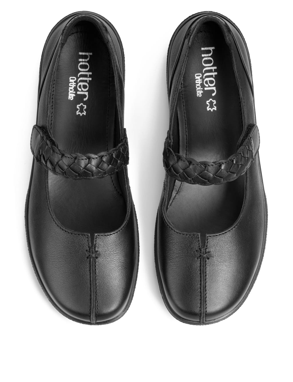 Shake II Leather Riptape Flat Pumps | Hotter | M&S