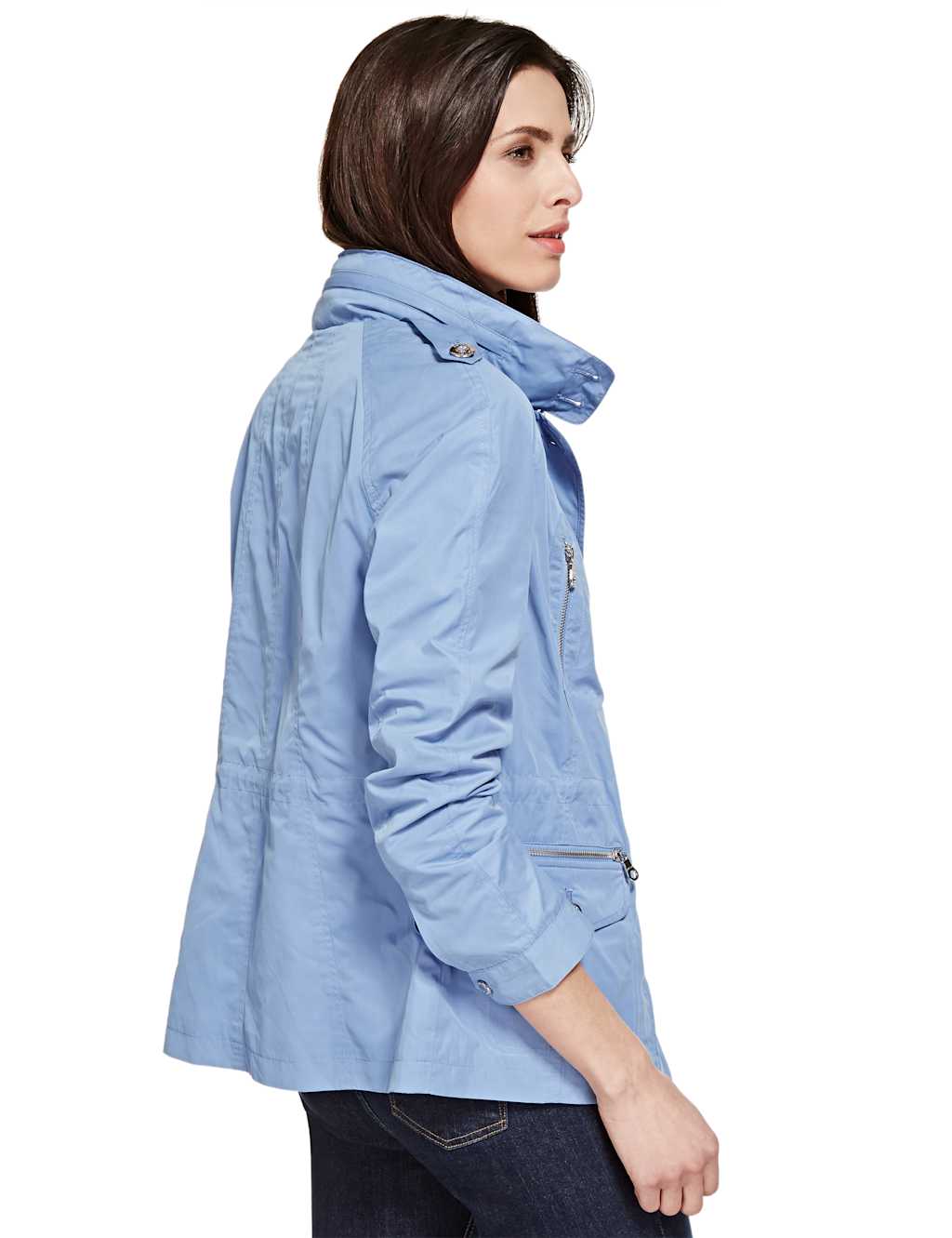 Short Soft Hooded Parka with Stormwear™ | Per Una | M&S