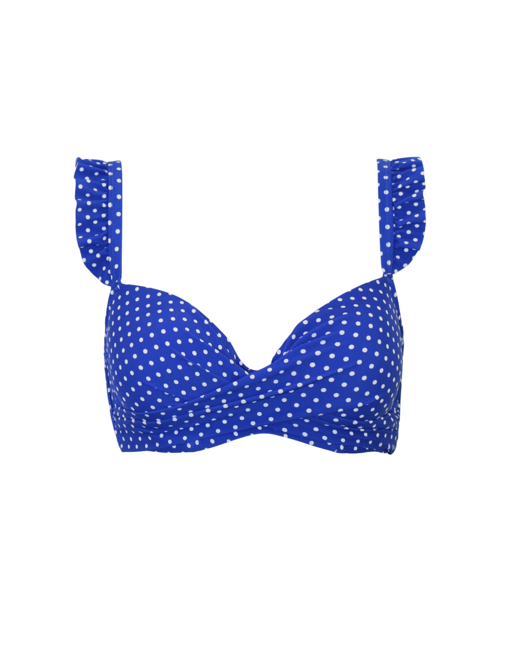 Sicily Polka Dot Padded Wired Bikini Top | Pour Moi | M&S