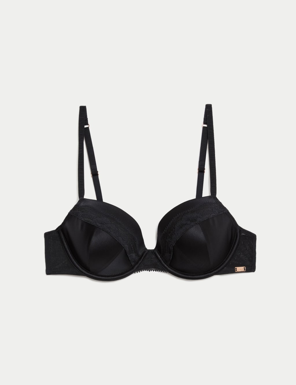 Silk & Lace Wired Balcony Bra (A-E) | Rosie | M&S