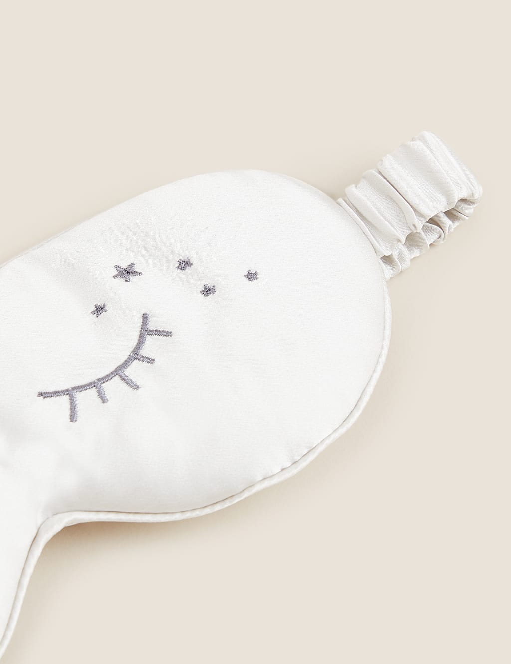 Silk Eyelash Embroidered Eye Mask | M&S Collection | M&S