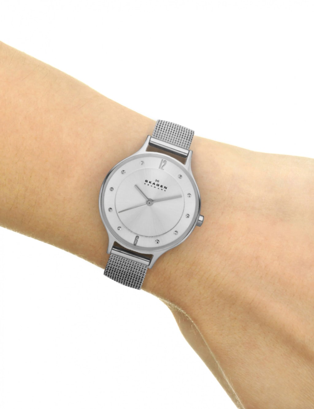 Skagen Anita Silver Stainless Steel Watch | Skagen | M&S