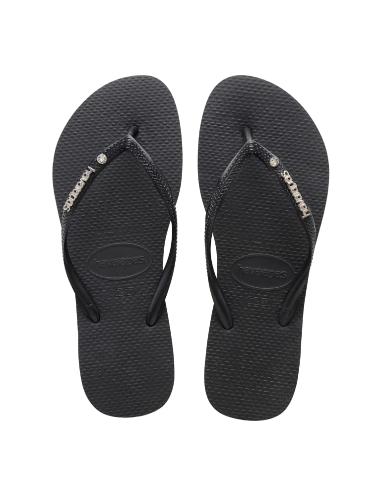 Slim Crystal Flip Flops | HAVAIANAS | M&S