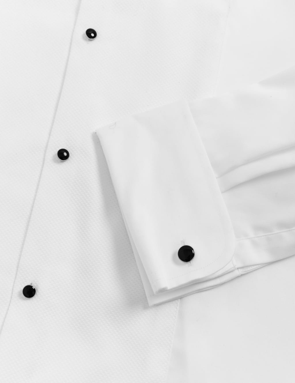 Slim Fit Easy Iron Pure Cotton Dinner Shirt | M&S SARTORIAL | M&S