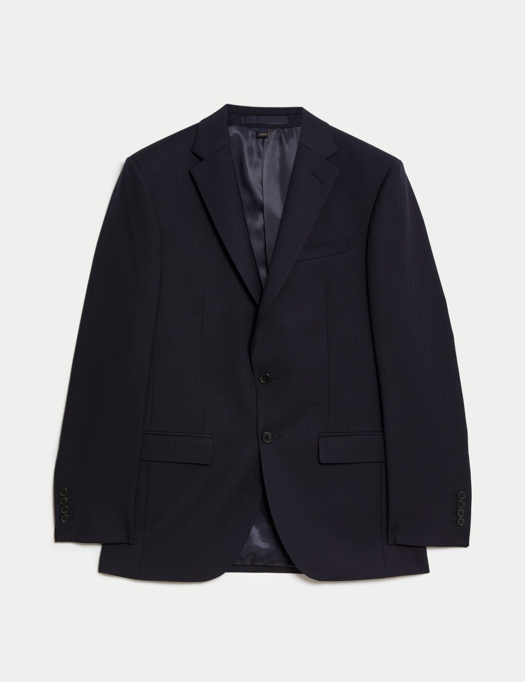Slim Fit Pure Wool Herringbone Suit Jacket | M&S SARTORIAL | M&S