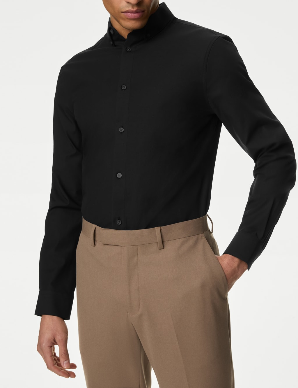 Slim Fit Ultimate Shirt with Stretch | M&S Collection | M&S