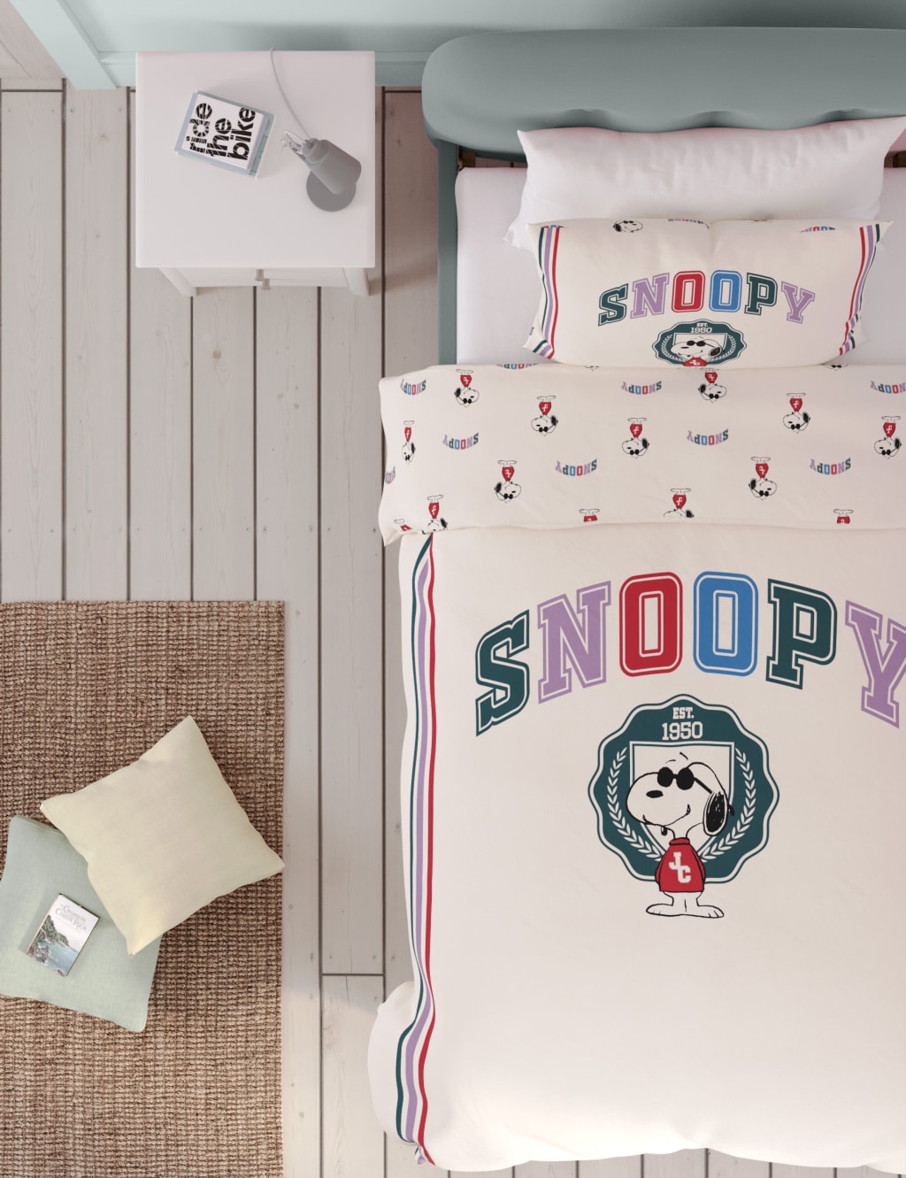 Snoopy™ Pure Cotton Bedding Set | M&S Collection | M&S