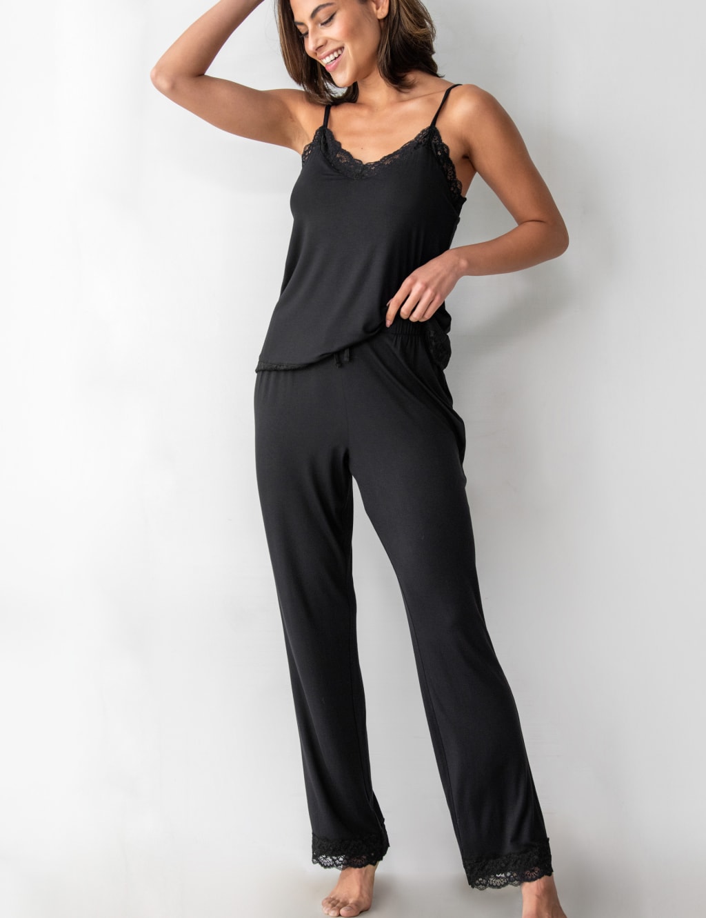 Sofa Loves Lace Pyjama Bottoms | Pour Moi | M&S