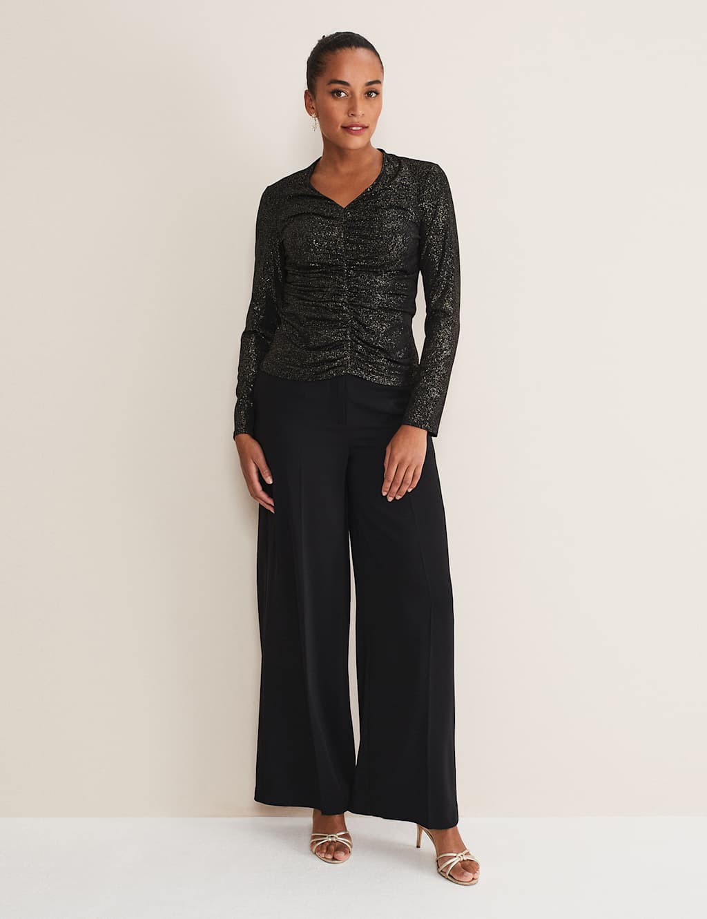 Sparkly V-Neck Top | Phase Eight | M&S