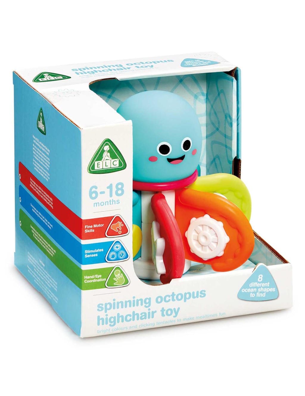 Spinning Octopus Highchair Toy (6-18 Mths) | Early Learning Centre | M&S