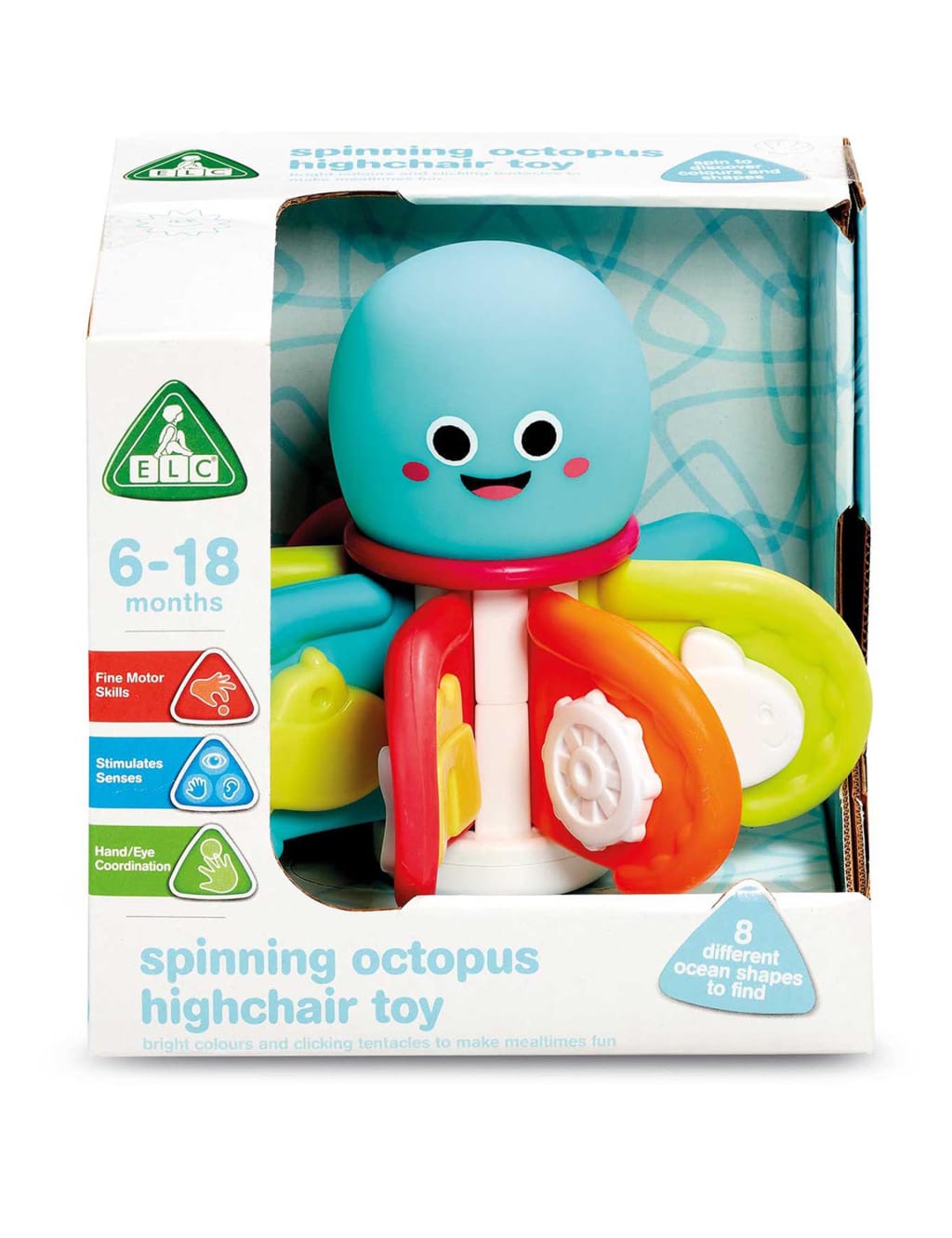 Spinning Octopus Highchair Toy (6-18 Mths) | Early Learning Centre | M&S