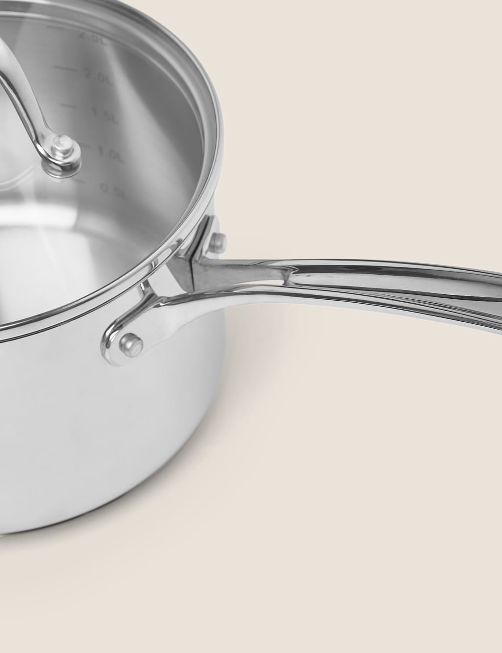 Stainless Steel 18cm Medium Saucepan | M&S Collection | M&S