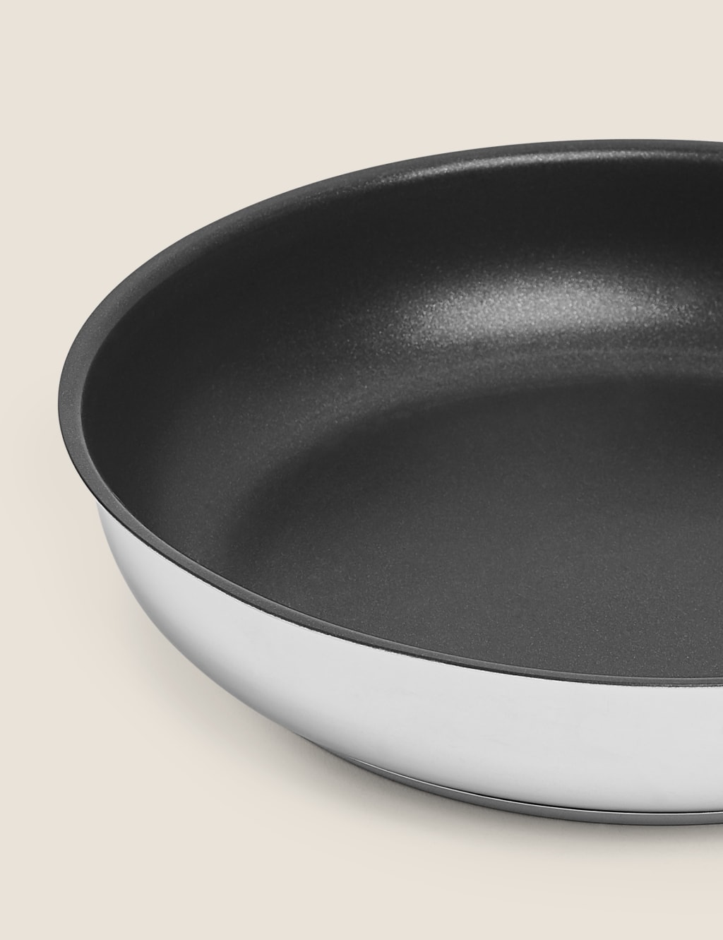 Stainless Steel 24cm Medium Frying Pan | M&S Collection | M&S