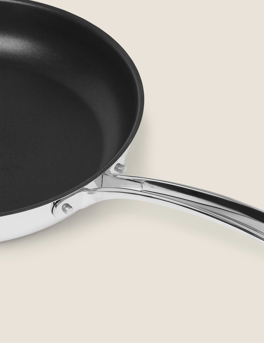 Stainless Steel 28cm Large Frying Pan | M&S Collection | M&S