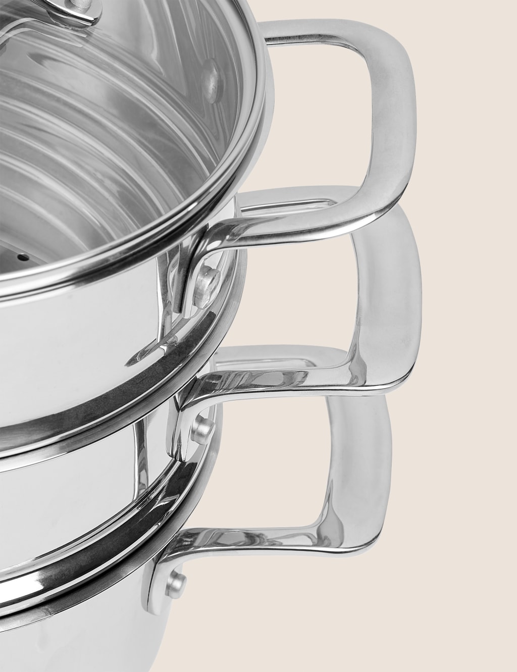 Stainless Steel 3 Tier Steamer | M&S Collection | M&S