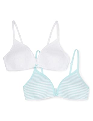Star Print & Striped Bras | M&S