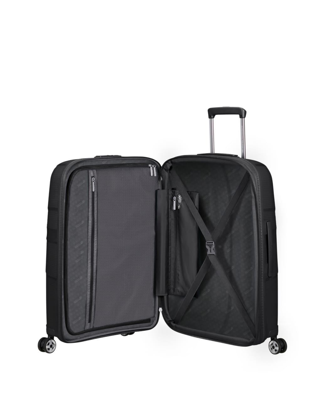 Starvibe 4 Wheel Hard Shell Medium Suitcase | American Tourister | M&S