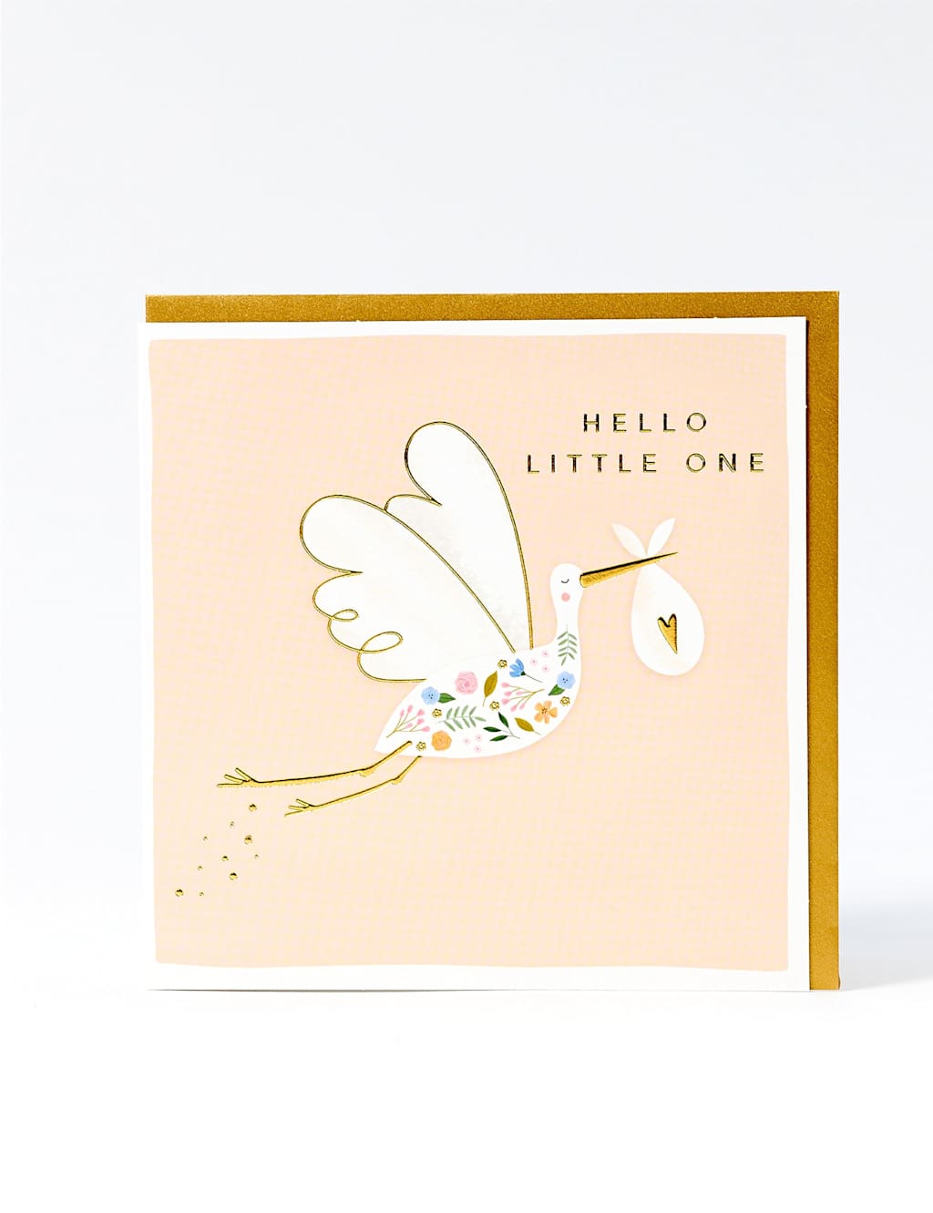 Stork New Baby Card | M&S