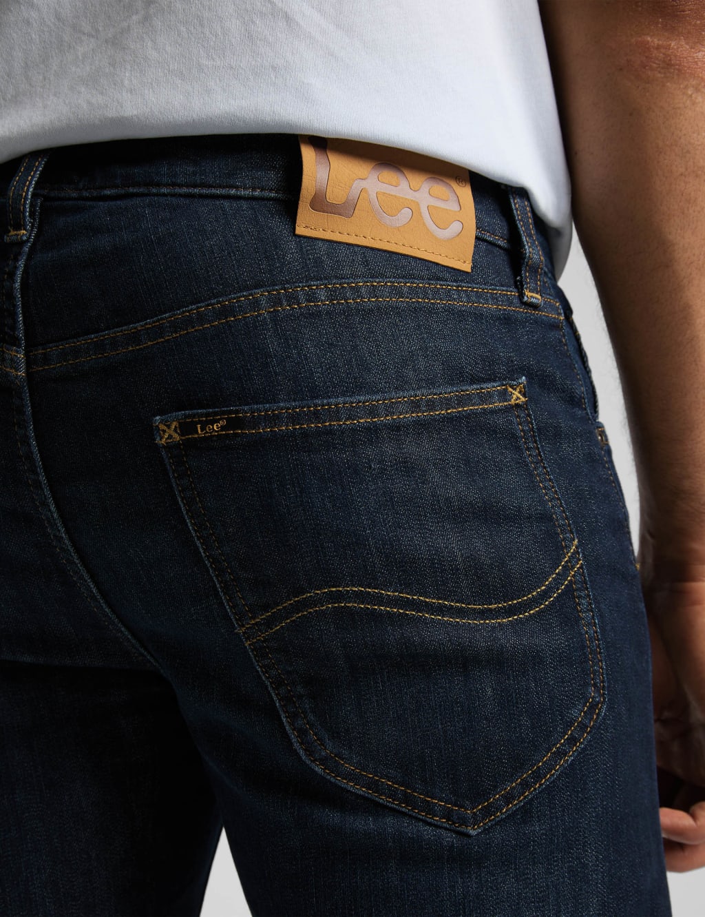Straight Fit 5 Pocket Stretch Jeans | Lee | M&S