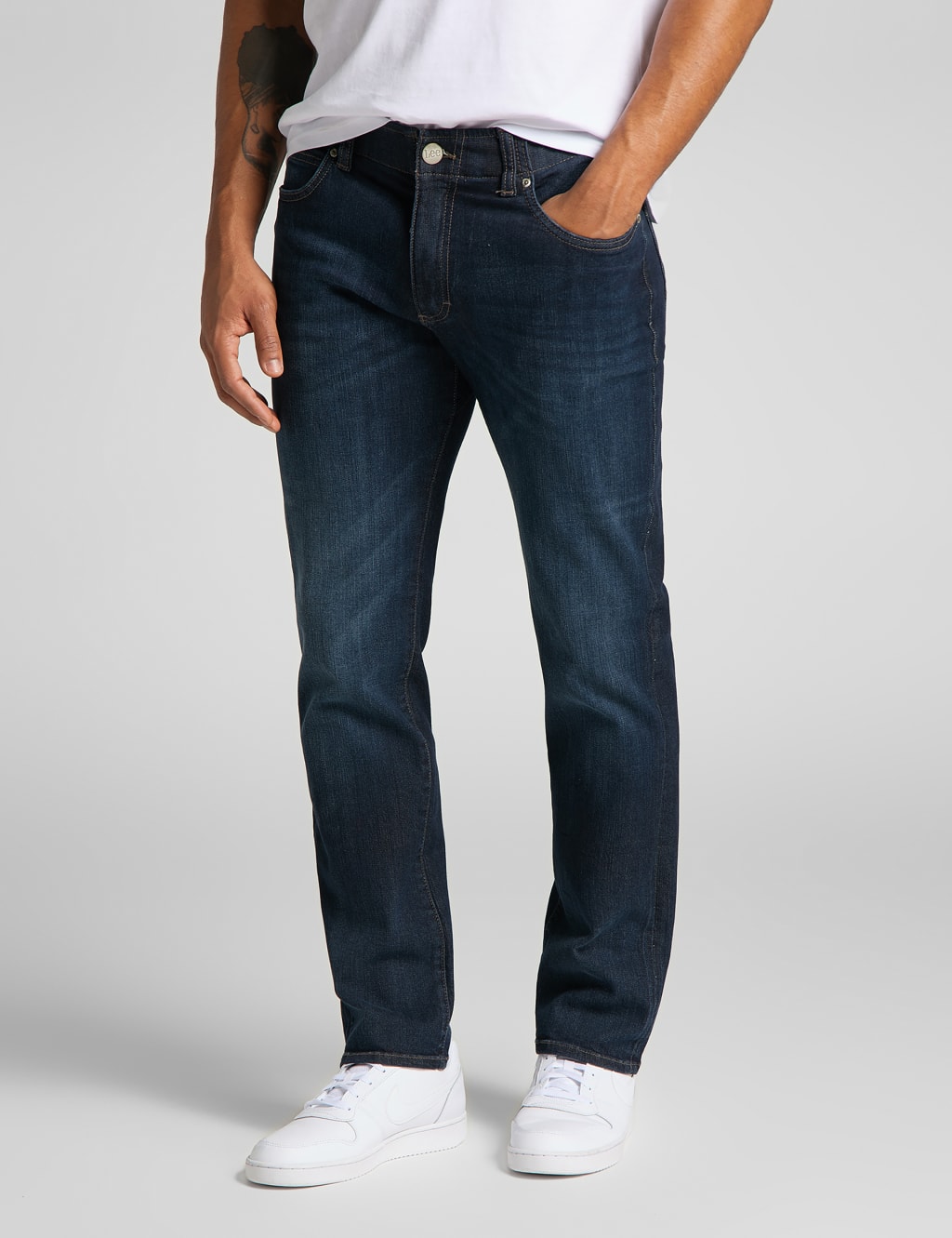 Straight Fit XM 5 Pocket Jeans | Lee | M&S